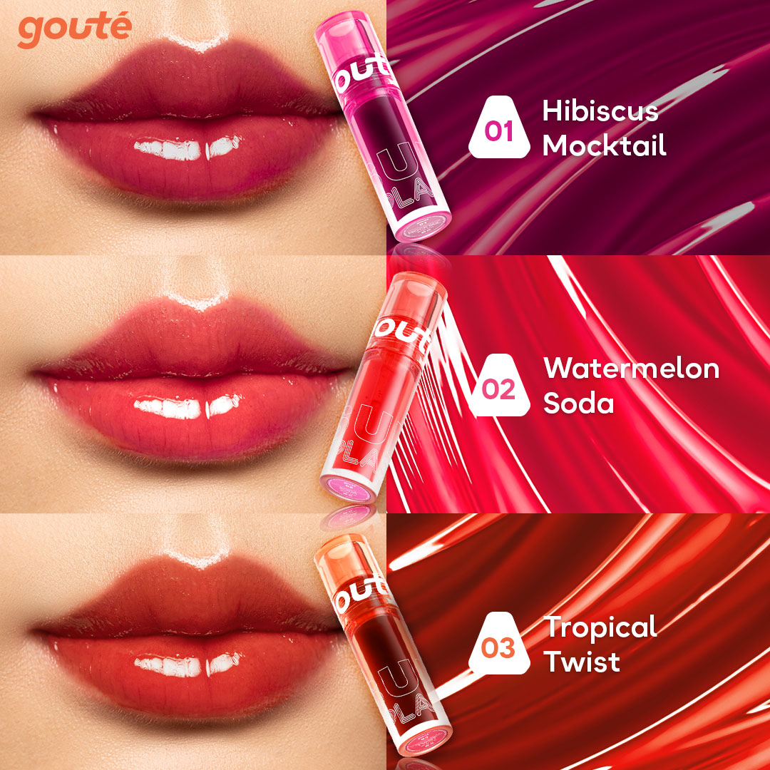 Goute Sun Splash Stain Still With Airy Feel and Transfer Proof Lip and ...
