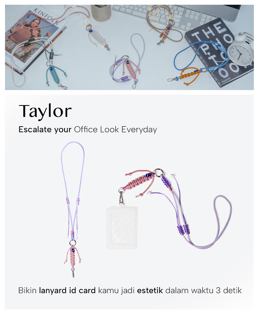 GANTUNGAN Wallts Taylor Lithic Handmade Universal Lanyard Lanyard ...