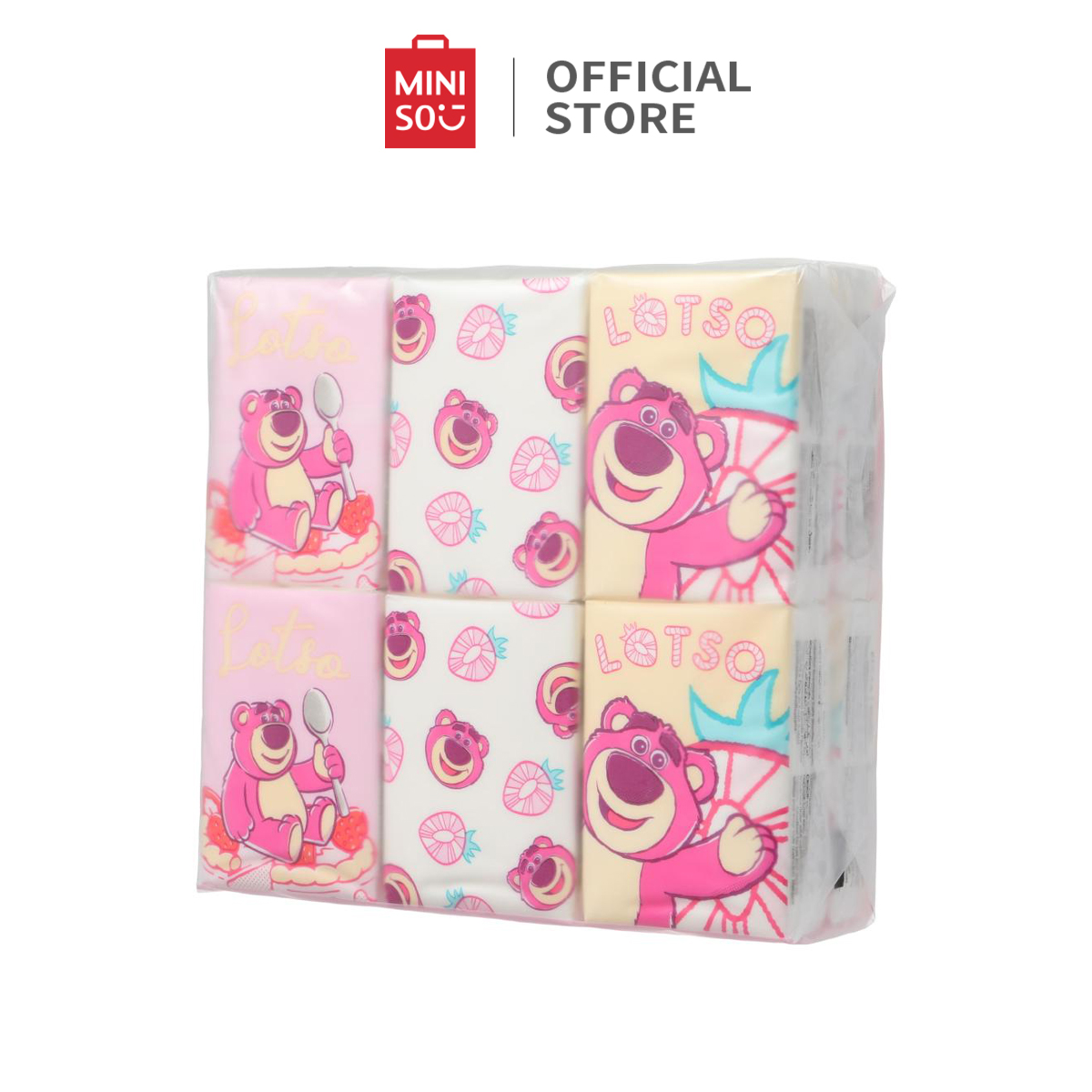 Miniso x Disney Pixar Food Collection Tissue Strawberry Cake Scented ...
