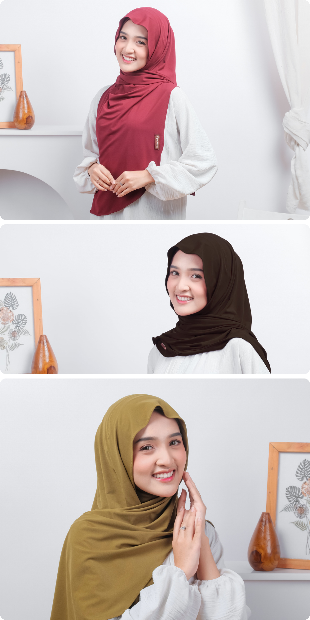 Helairindu - Instant Pashmina Hijab Curve Inner Covering the Neck ...