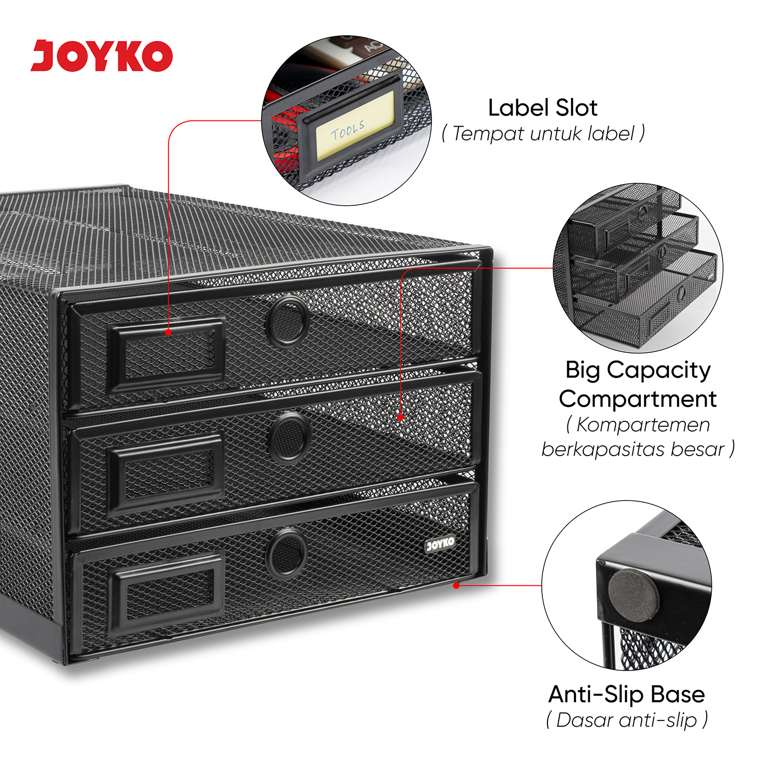Joyko 3 Tray DT-62 Document Tray | Shopee Malaysia