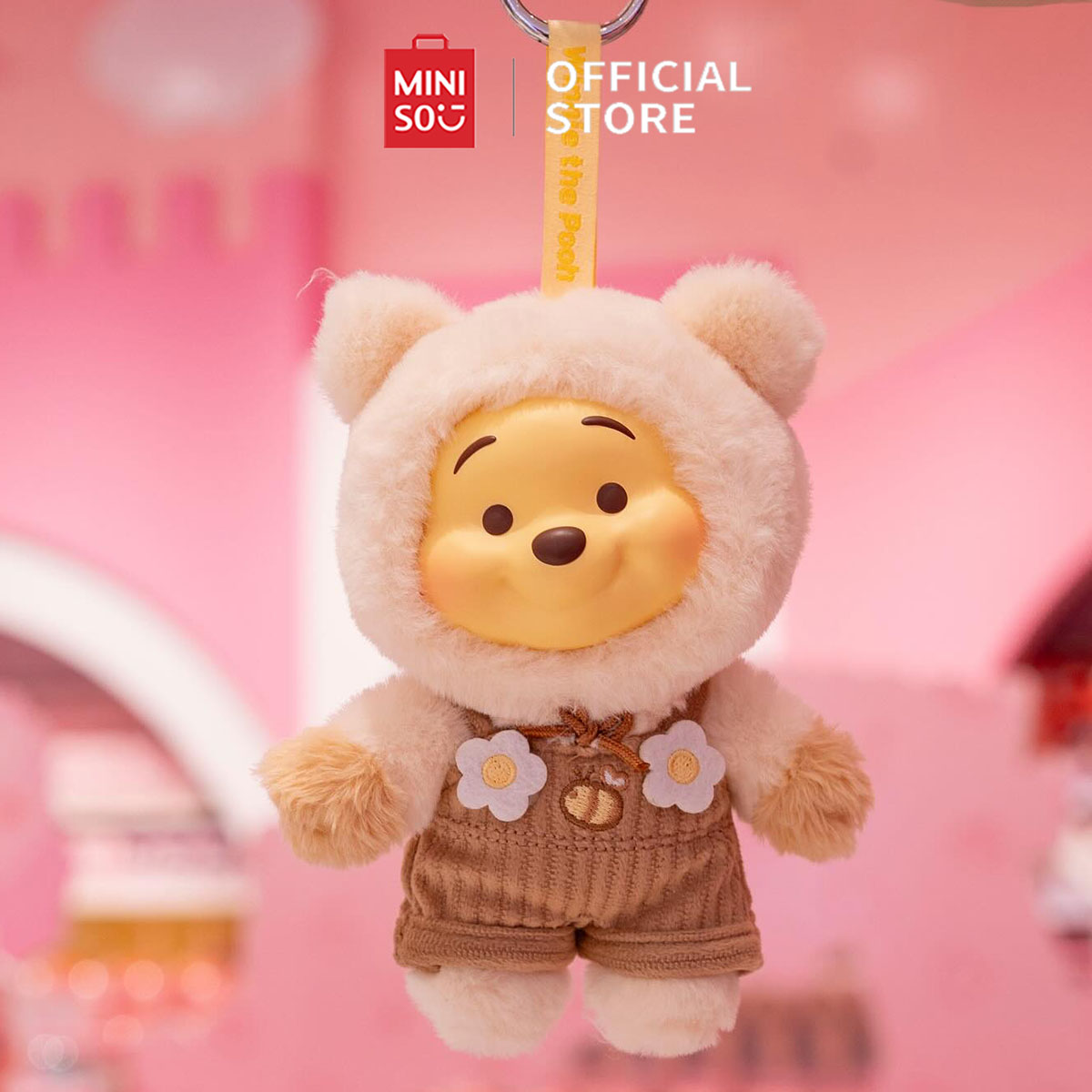 Miniso X Disney Winnie the Pooh Series Vinyl Plush Blind Box Keychain ...