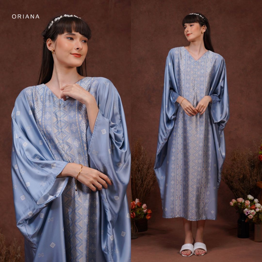 Oriana Dailywear Kaftan Premium Silk Eliana Collection Sizing | Luxurious Eid Kalong Gamis ...