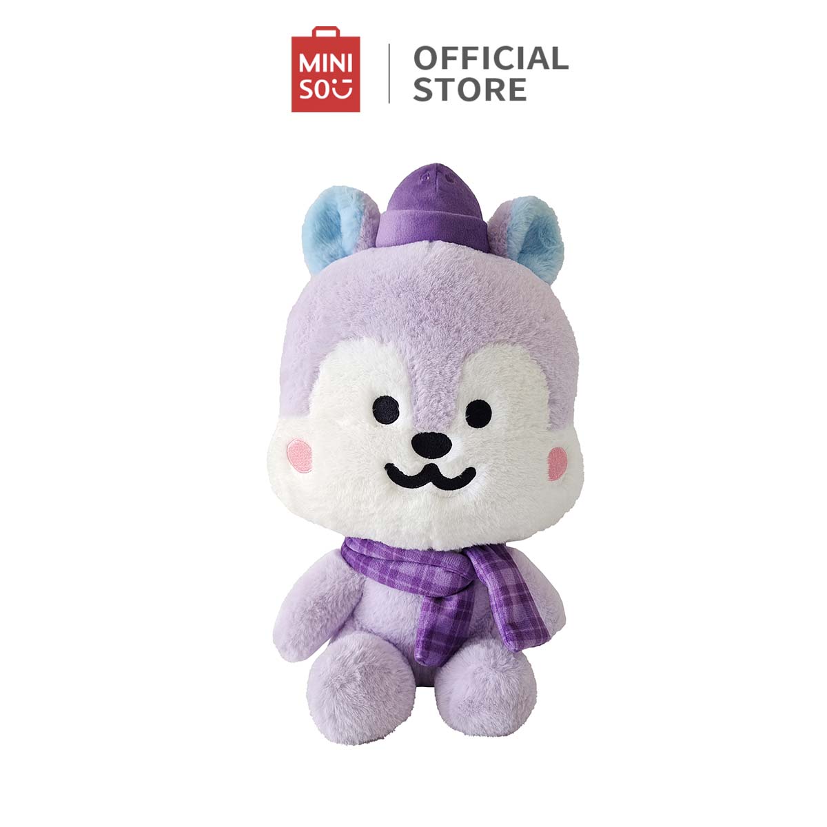 Miniso Plush Toy BT21 Cold Outside Collection 12in. Sitting Plush Toy ...