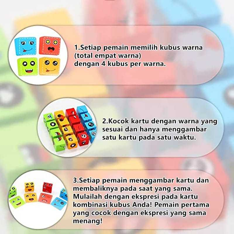 【Gstar】Face Changing Rubik'S Cube Puzzle Toy / Puzzle Dexterity Facial ...