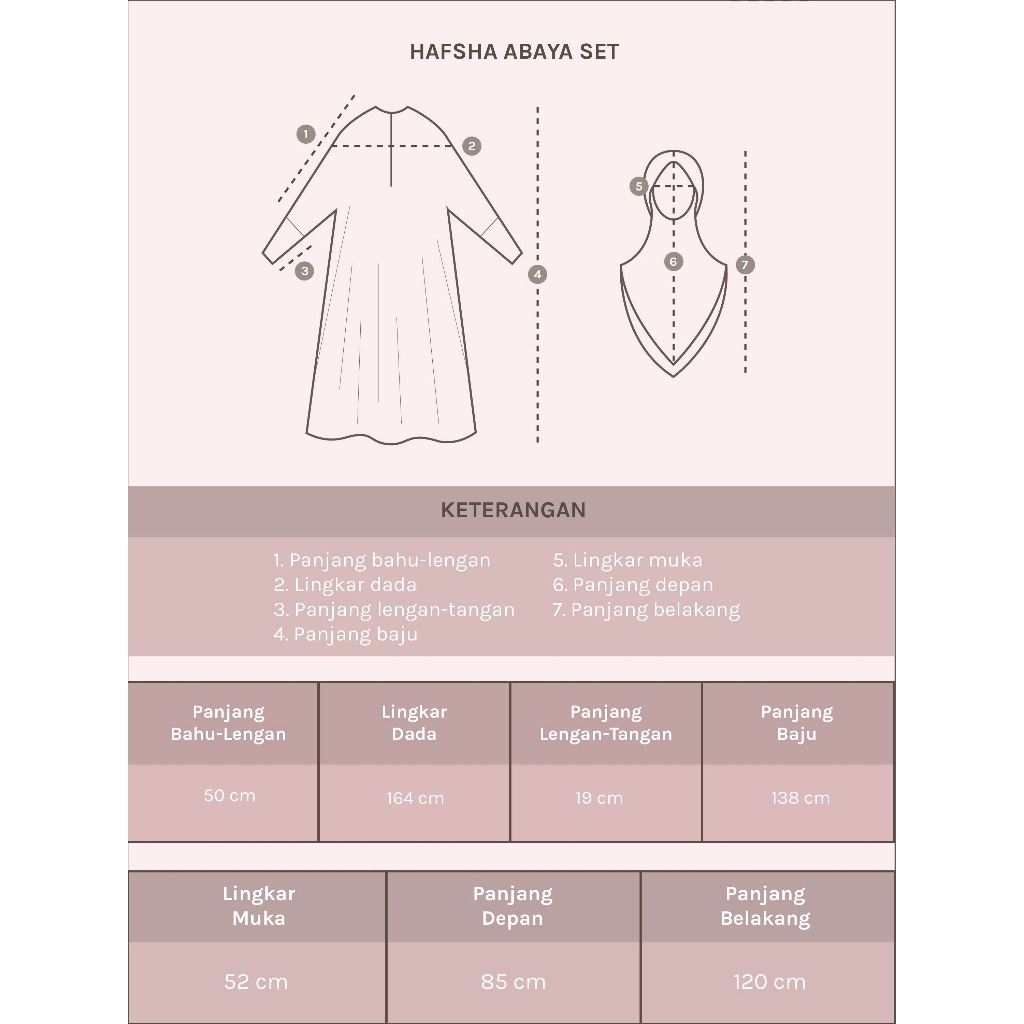 Lozy Hijab - Hafsha Abaya Set (Abaya Gamis Set Bergo Syari Hajj and ...