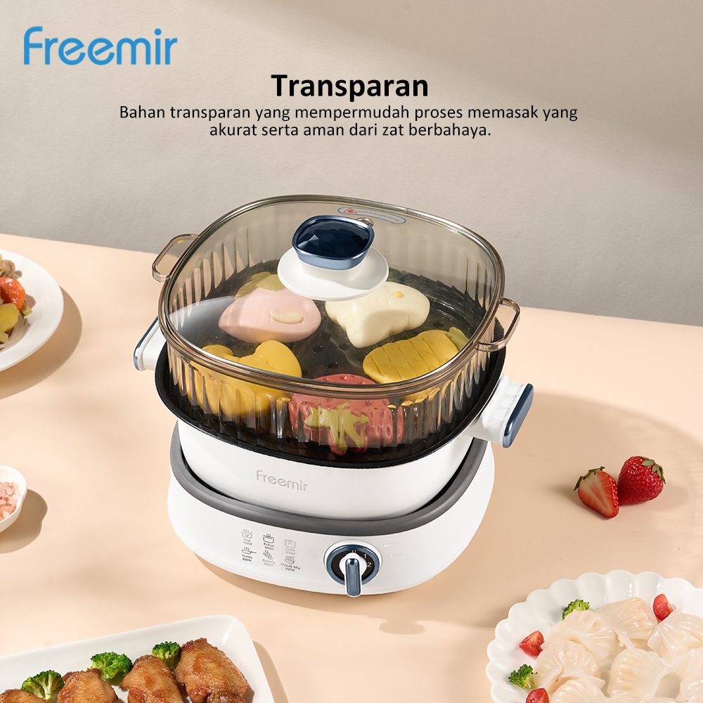 [SPECIAL Live] freemir Electric Split Cooker Low Watt Electric Steamer ...