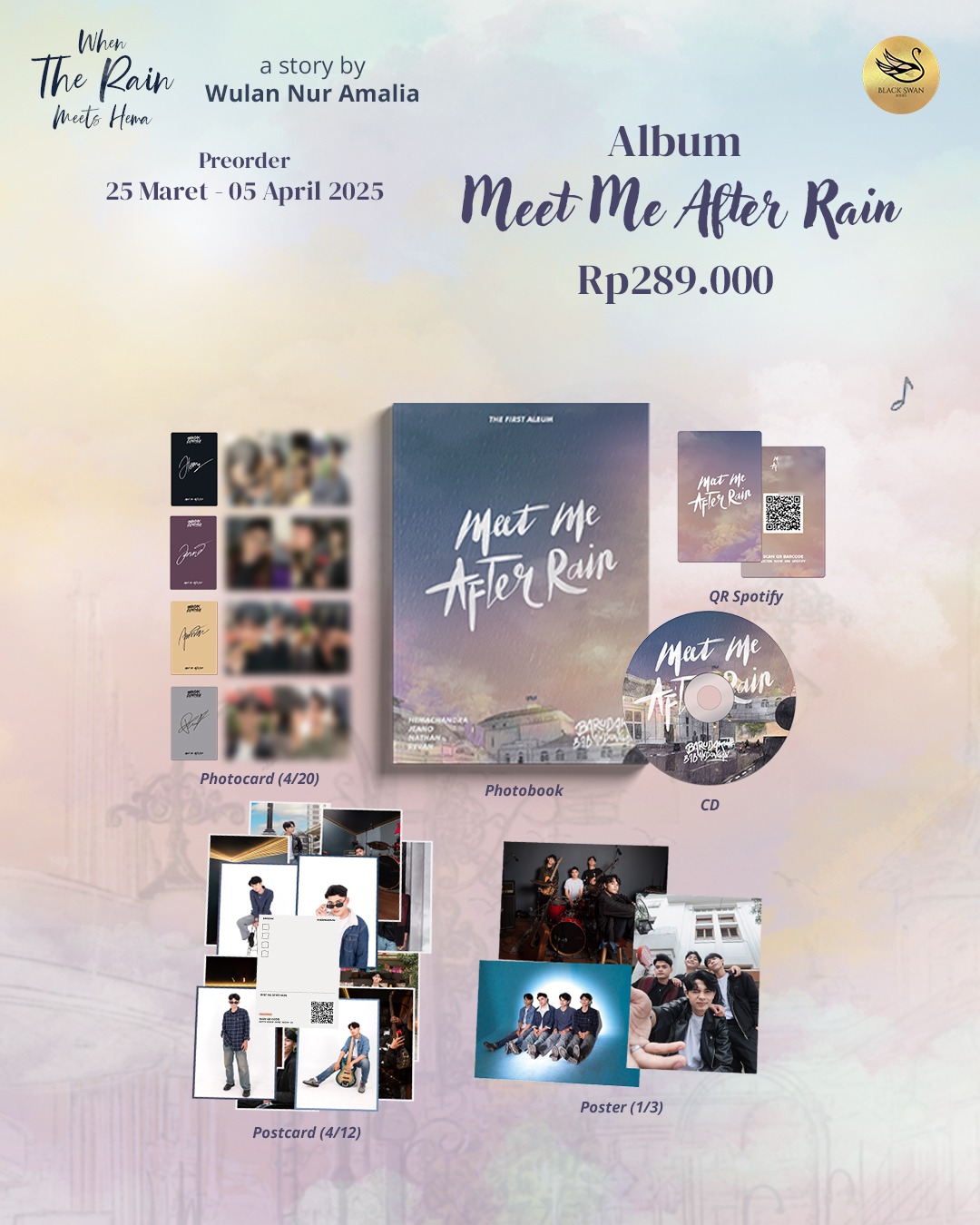 When The Rain Meets Hema Novel By Wulan Nur Amalia - Blackswan Books ...