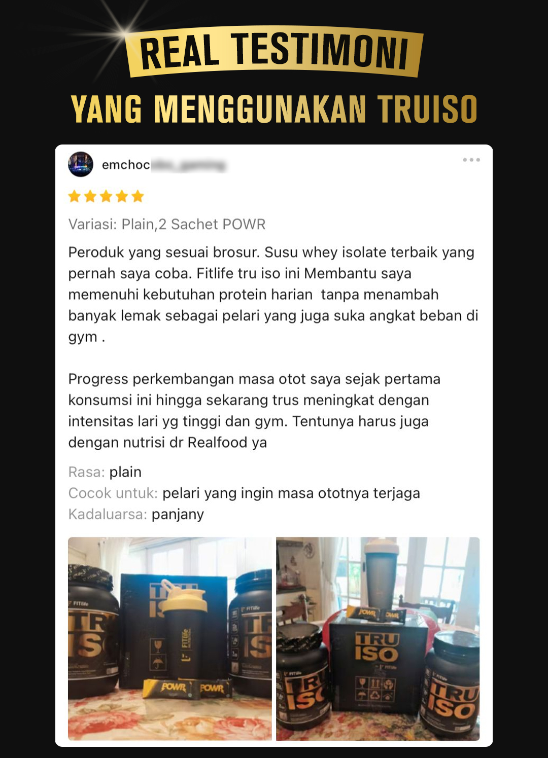 Fitlife Truiso Whey Protein Isolate 2lbs/900gr (WPro Iso Upgraded ...