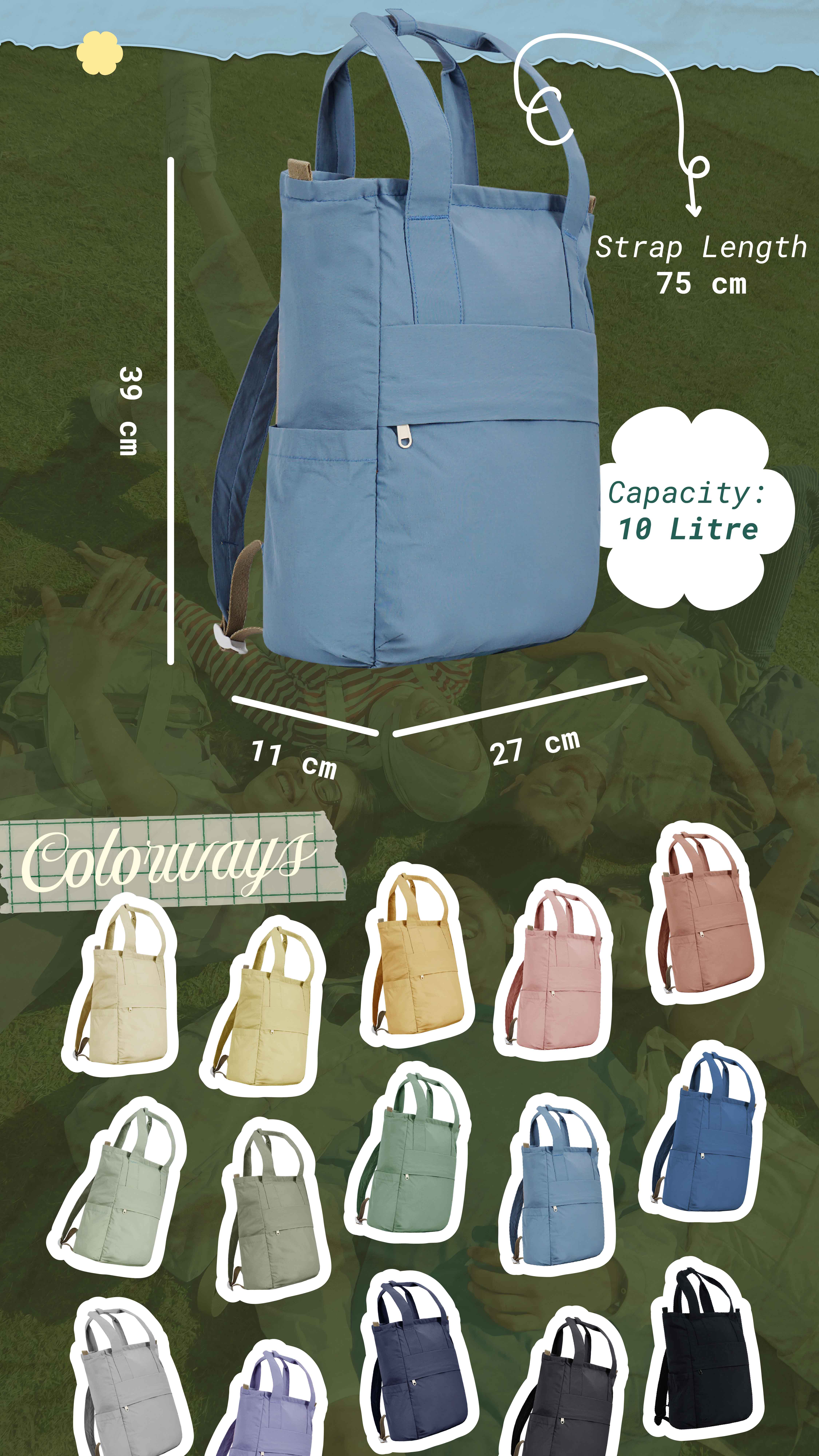 School Bag - Chart Totepack Backpack - Visval - Backpack | Shopee Malaysia