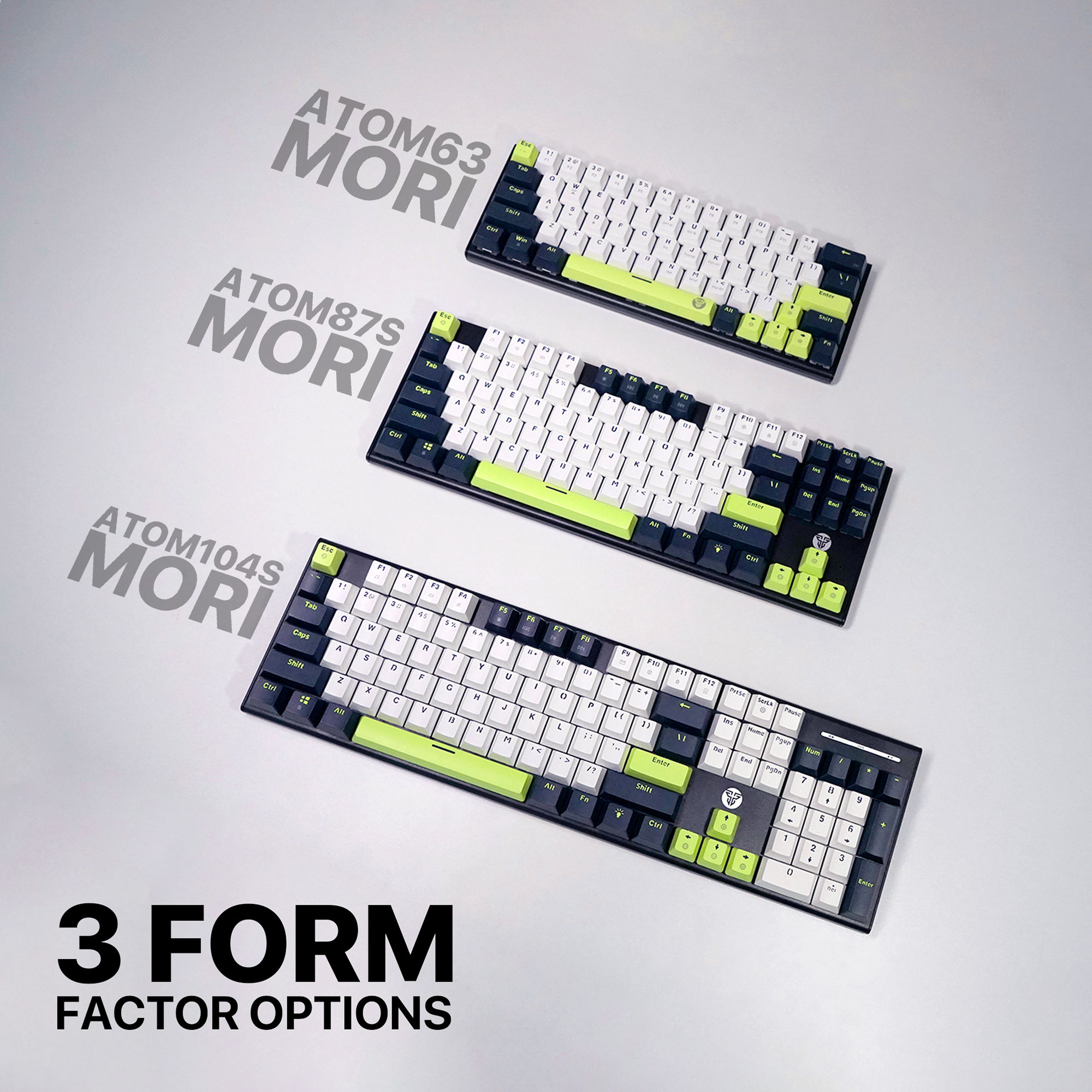 Fantech ATOM MORI SERIES Mechanical Gaming Keyboard ATOM104 Layout Full ...