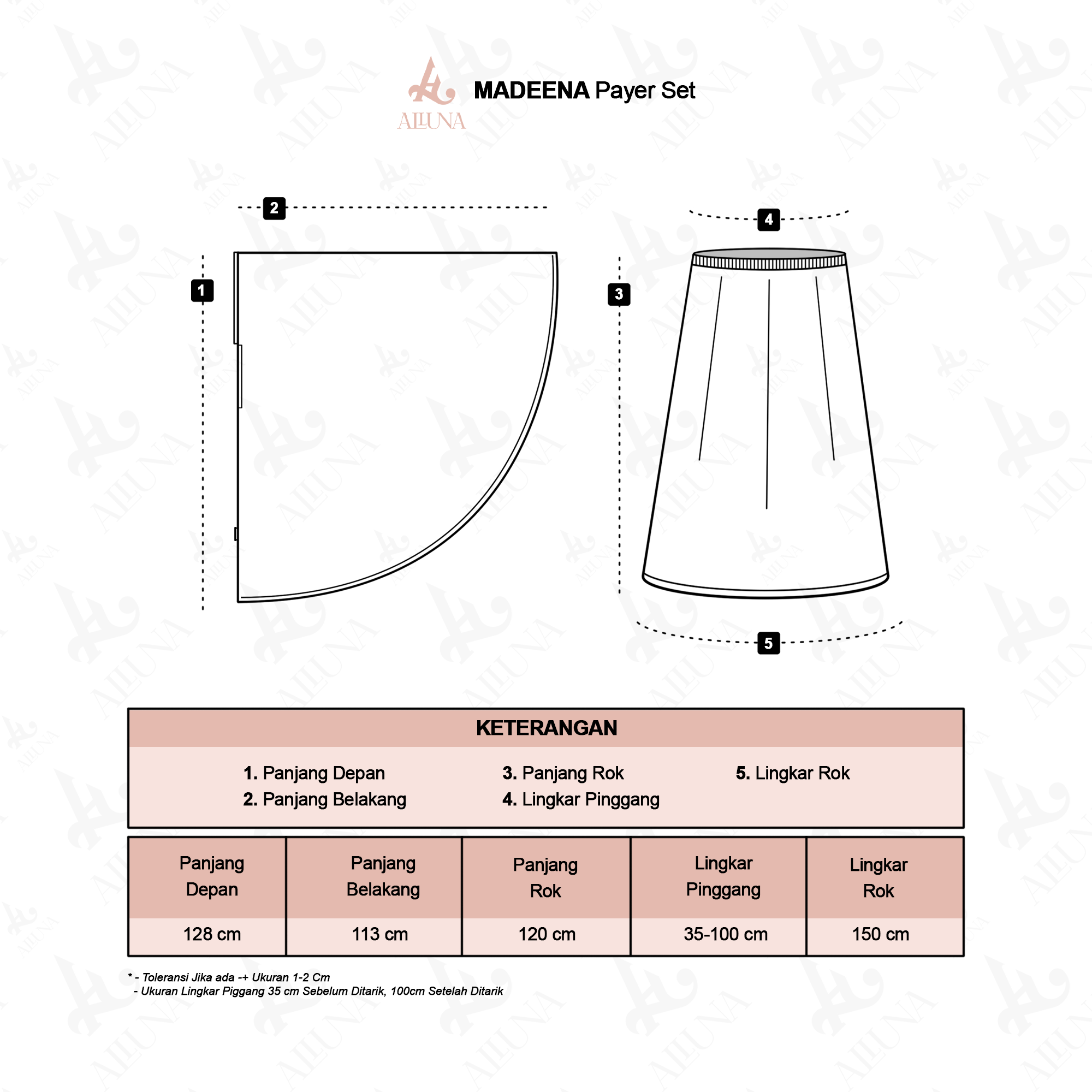 ALLUNA - Premium Korean Mini Parachute Prayer Robe for Adults Travel ...