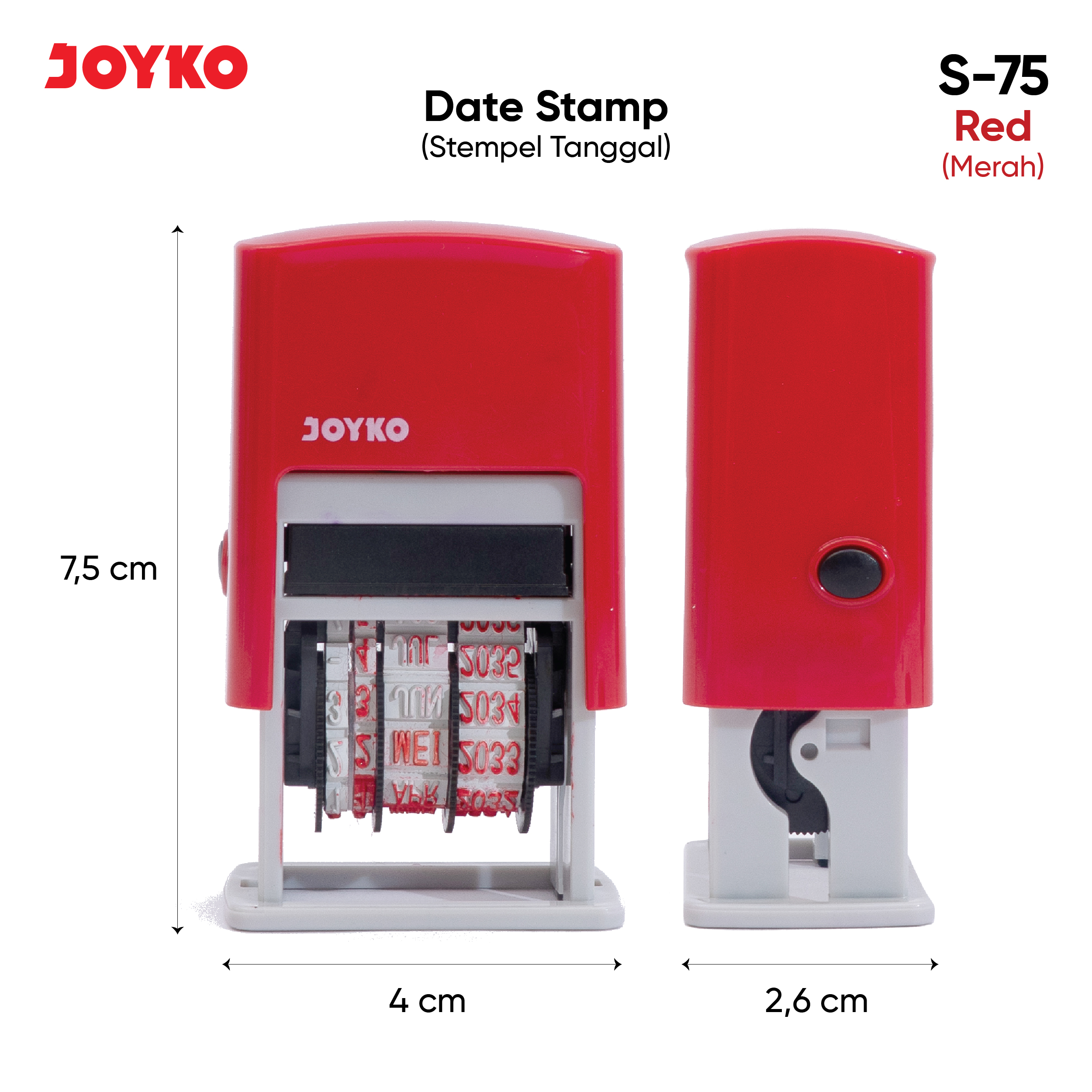 JOYKO Date Stamp S-75 Self Inking Date Stamp | Shopee Malaysia
