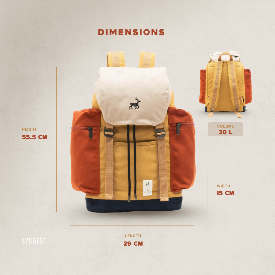 Svggest Backpack - Reindeer Backpack 2.0 Mix 30L Backpack For Traveling ...