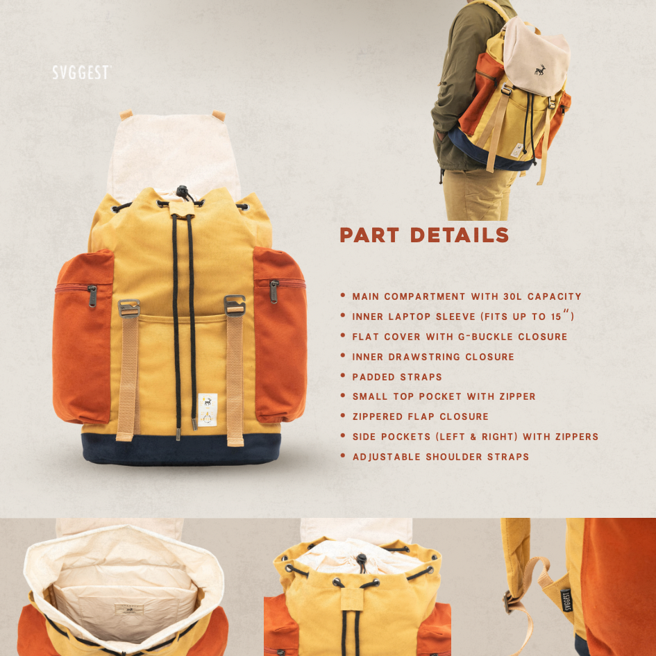 Svggest Backpack - Reindeer Backpack 2.0 Mix 30L Backpack For Traveling ...