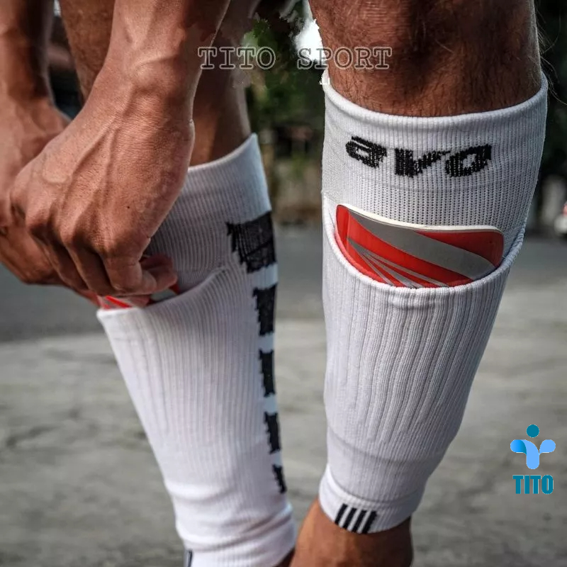 Shin Guard Cover for Sports Football Futsal Pad Holder Shin Guard Thick ...