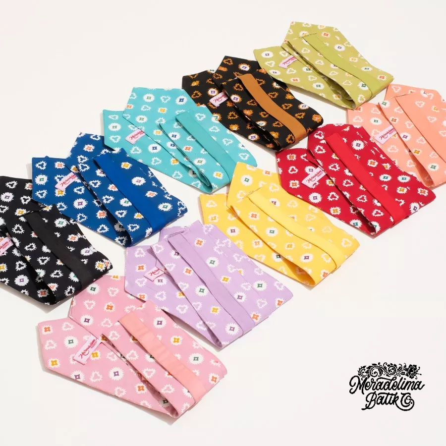 KATUN Obi Belt Batik Jumputan Meradelima Cotton | Shopee Malaysia