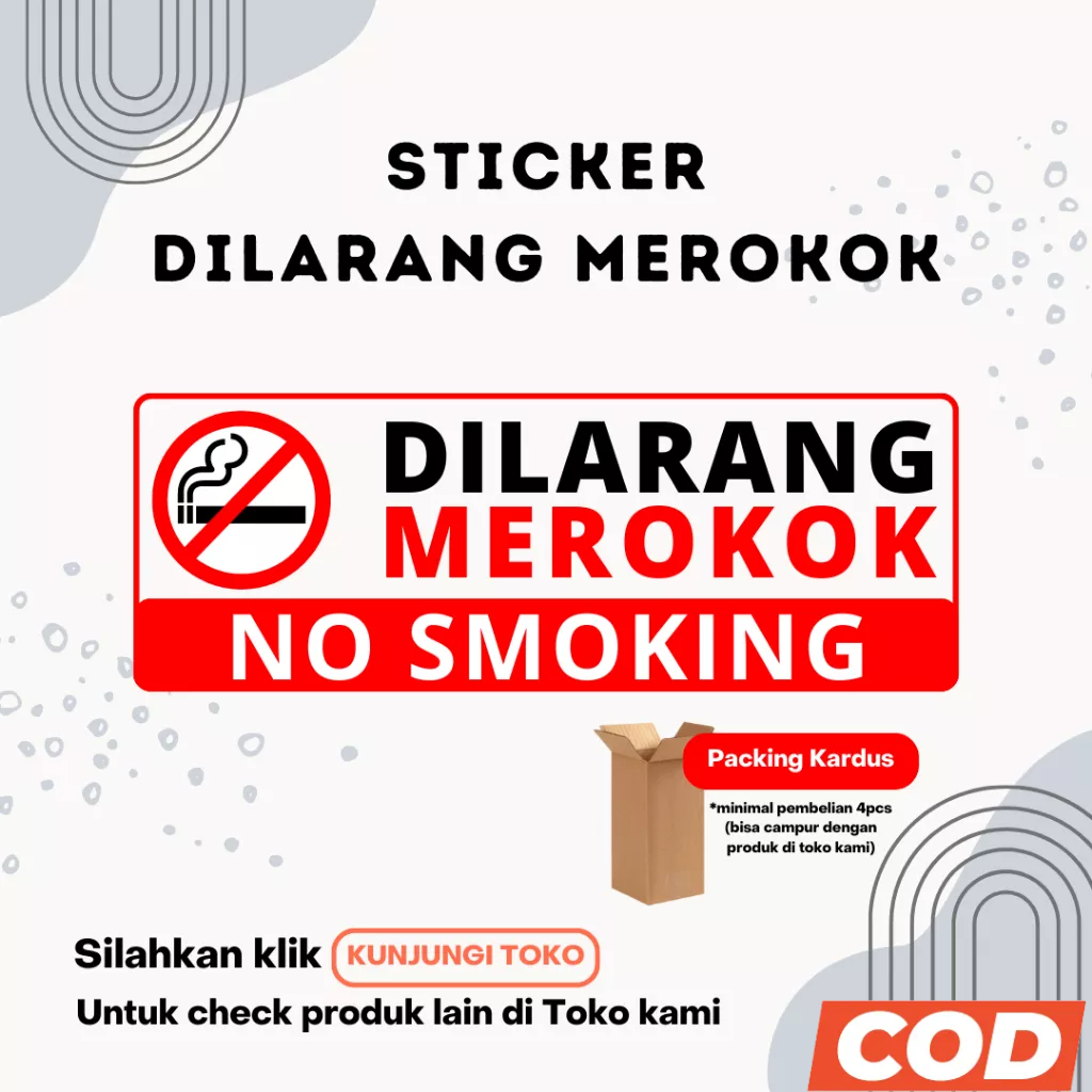 No Smoking Sticker/No Smoking Sticker | Shopee Malaysia