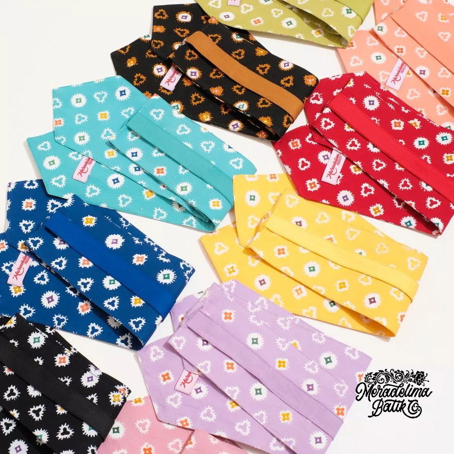 KATUN Obi Belt Batik Jumputan Meradelima Cotton | Shopee Malaysia