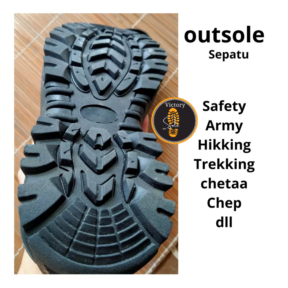 Outsol Rubber Sole Shoe Pad safety Shoes PDL boots King chetah gunung ...