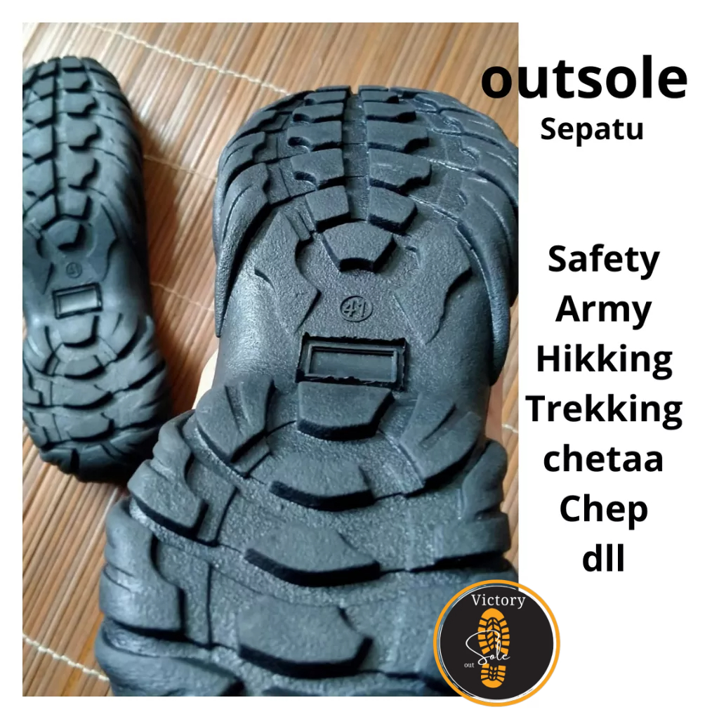 Outsol Rubber Sole Shoe Pad safety Shoes pdl boots King chetah gunung ...