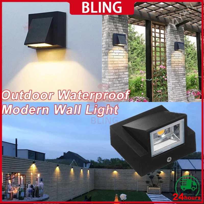 Modern Minimalist Wall Lamp Fence Lamp Terrace Lamp Garden Lamp 220V 3W ...