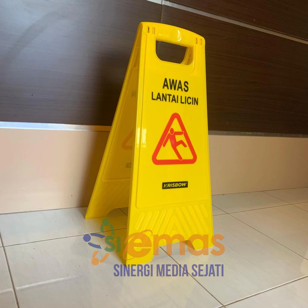 Slippery Floor Watcher Sign | Floor Wet Floor Sign Warning | Wet Floor ...