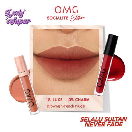 Omg Oh My Glam Matte Kiss Lip Cream Deluxe - Lip Cream Matte In Intense ...