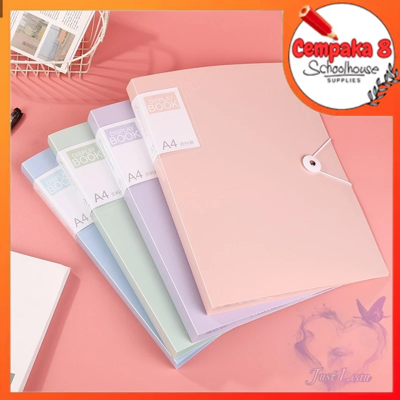30 Pages A4 File Folder Organizer Clear Folder Paper Bag Presentation ...