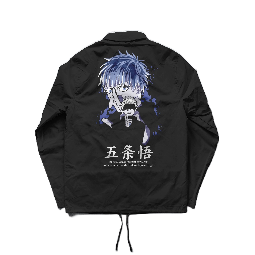 New JUJUTSU KAISEN GOJO SATORU ANIME COACH Jacket 2024 | Shopee Malaysia
