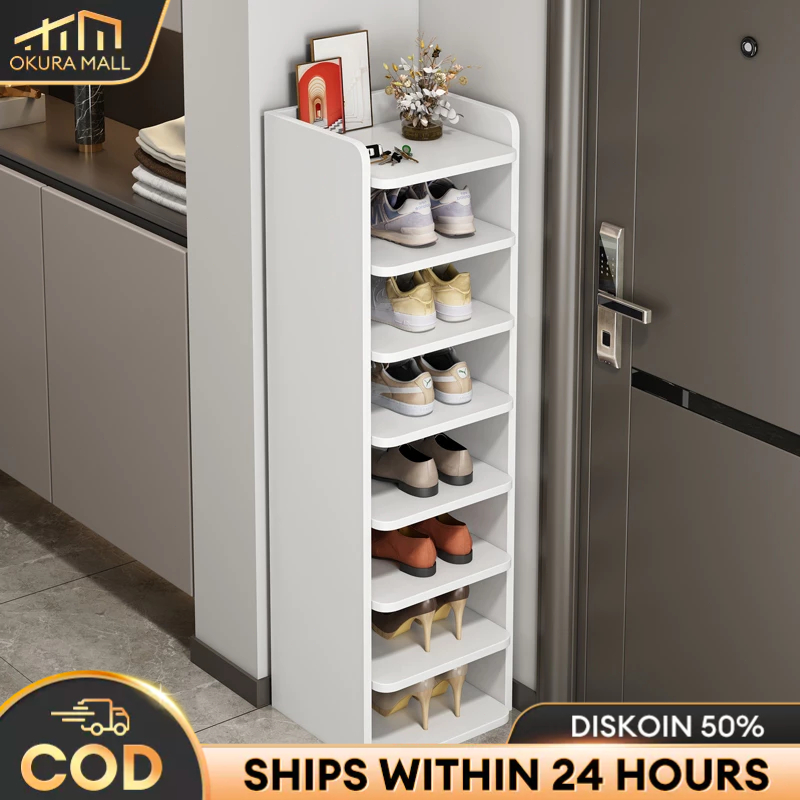 KAYU Shoe Rack Stacking Wooden Shoe Rack Minimalist Shoe Rack Aesthetic ...