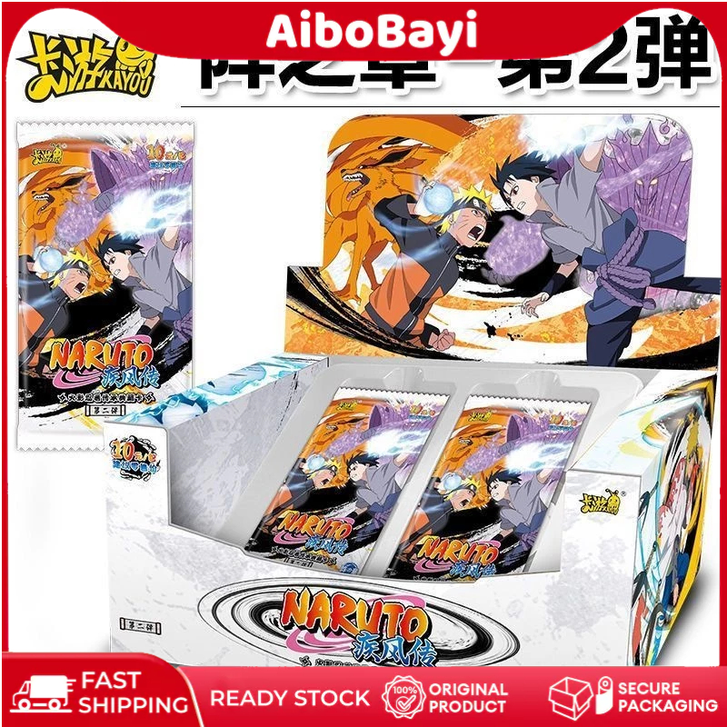 100% ORI 1 Box Kayou Naruto Card Tier 4 Wave 2 Anime Naruto Collection ...