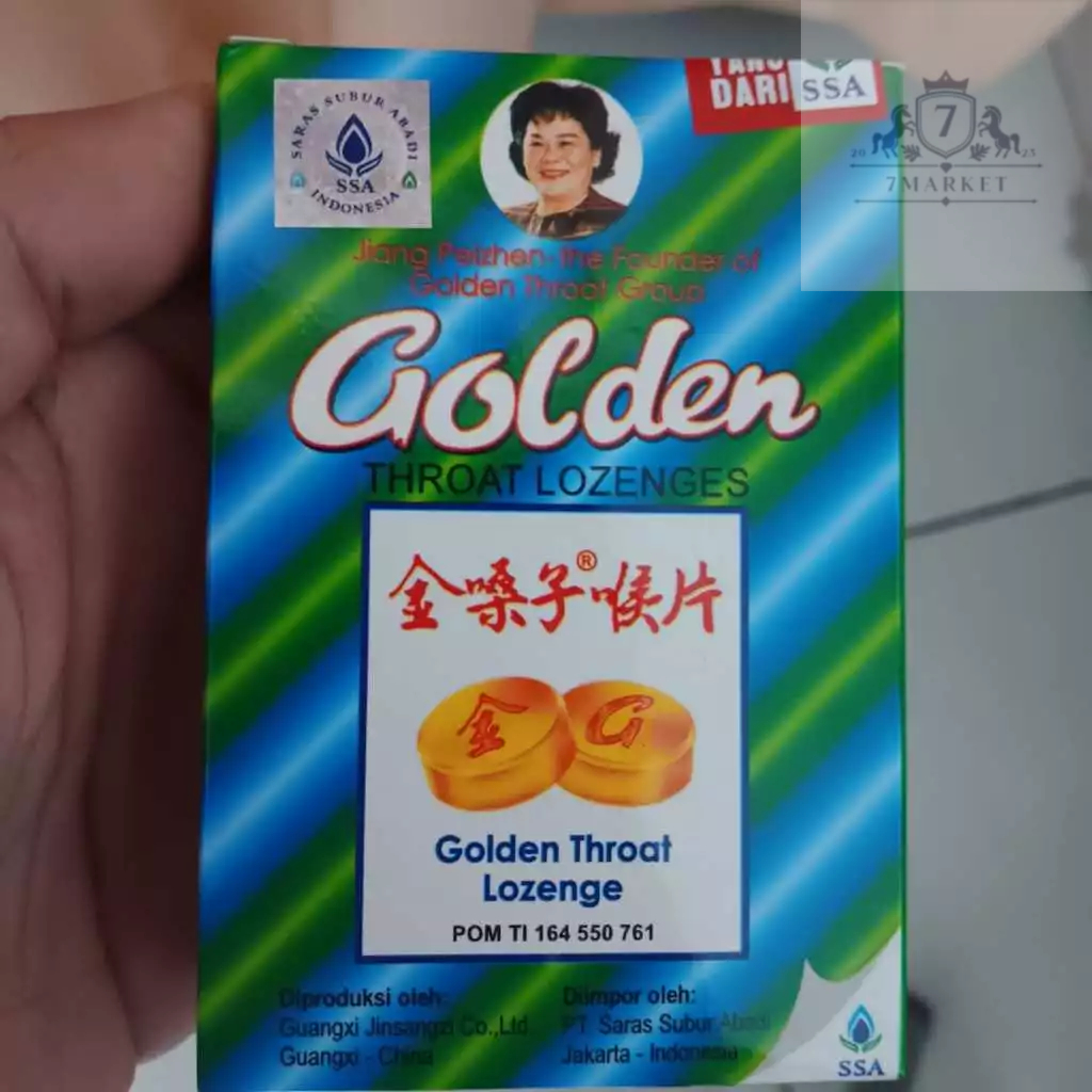 Golden Throat Lozenges - Sore Throat Candy, Heartburn, Cough | Shopee ...