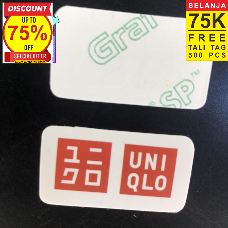 UNIQLO STICKERS HANG TAG SUPER PREMIUM CO 1X SEND 600PCS | Shopee Malaysia