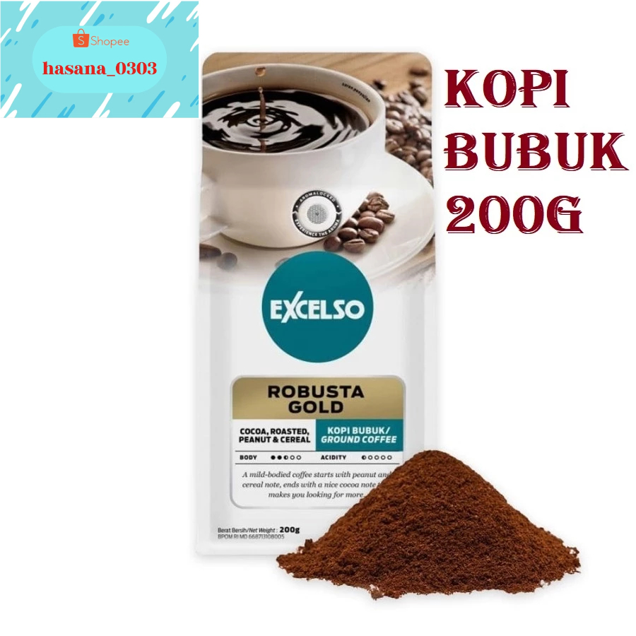 Excelso Robusta Gold Ground Coffee 200G | Shopee Malaysia