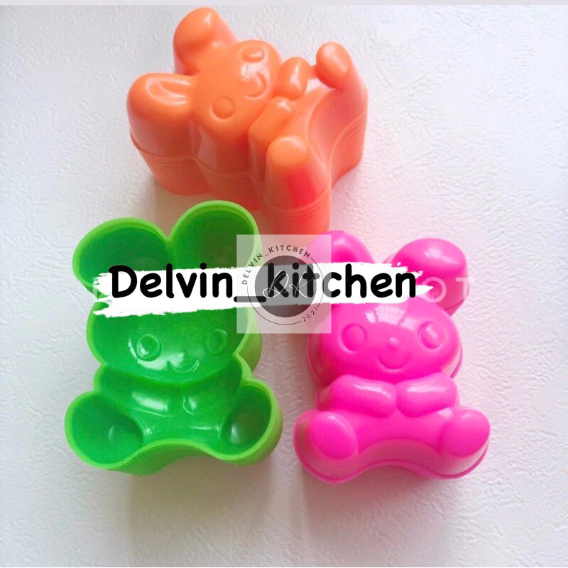 36 pcs Plastic Rabbit shape molds / Rabbit pattern cake molds / Rabbit ...