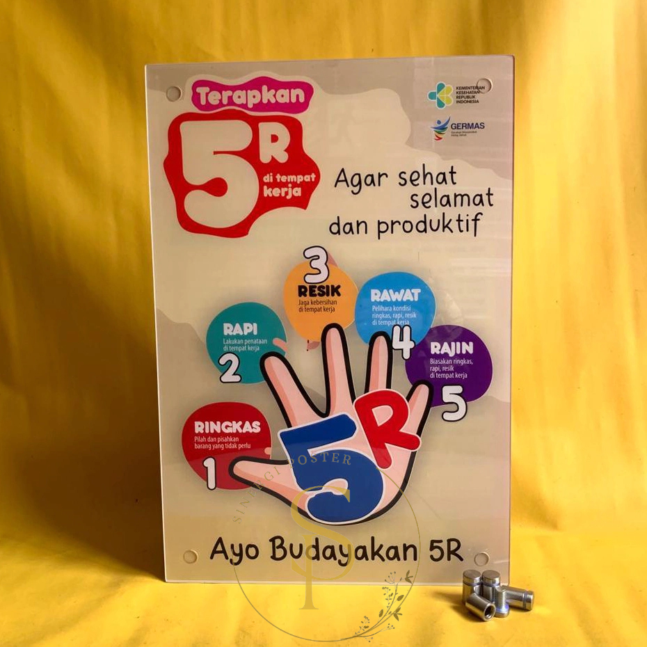 Let's Cultivate 5R Super Economical Acrylic Poster measuring 31 cm x 46 ...