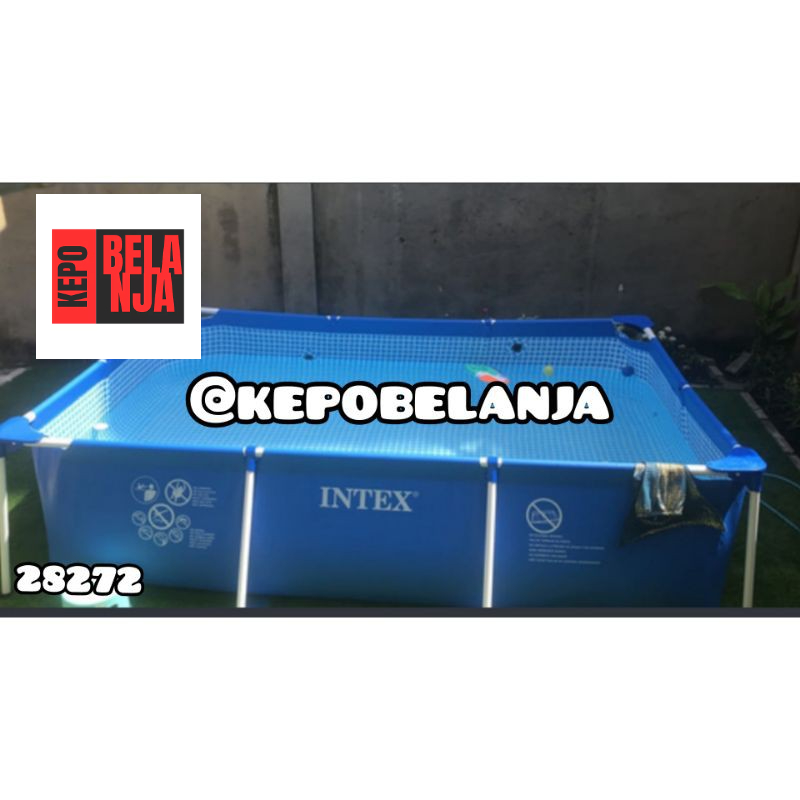 Family jumbo intex rectangular frame pool 28272 3x2 Meters Original ...