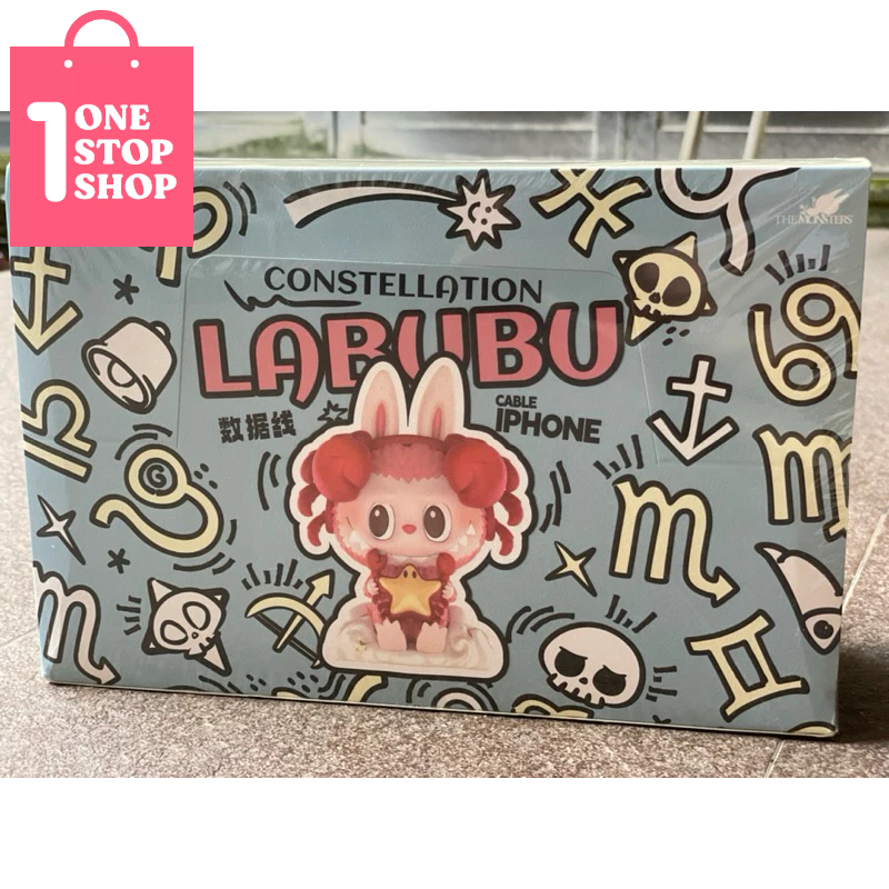 Pop Mart Labubu the monster constellatoin Zodiac cable fast charger ...