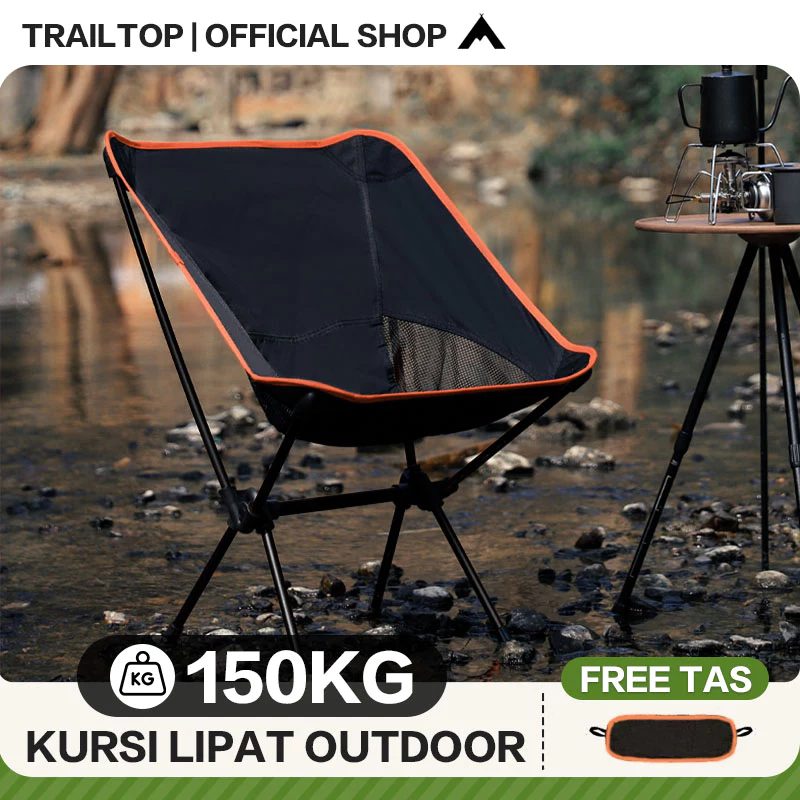 [READY] Trailtop Outdoor Folding Chair With Nets Flexible Camping ...