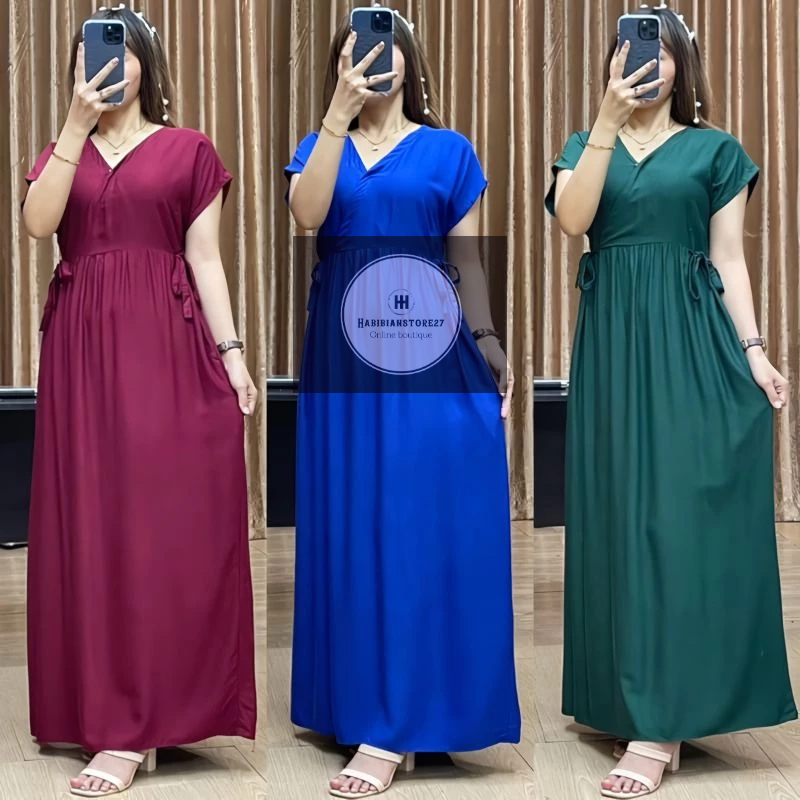 Daster VERA LONG DRESS - BUSUI DASTER KIMONO RAYON TWILL | Shopee Malaysia
