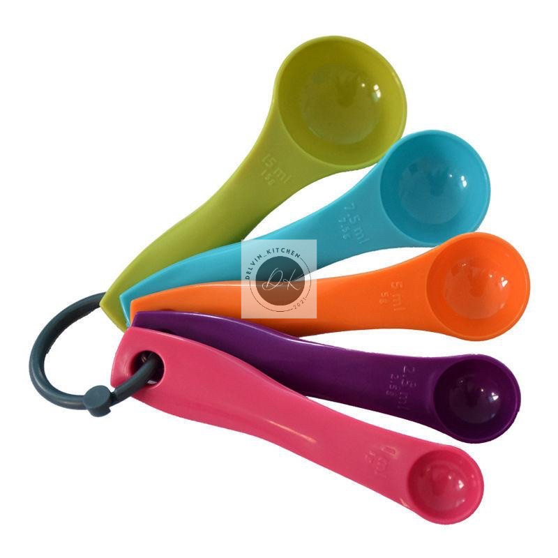 Measuring SPOON SET 5 IN 1 MEASUREMENT WATER CAKE | Shopee Malaysia