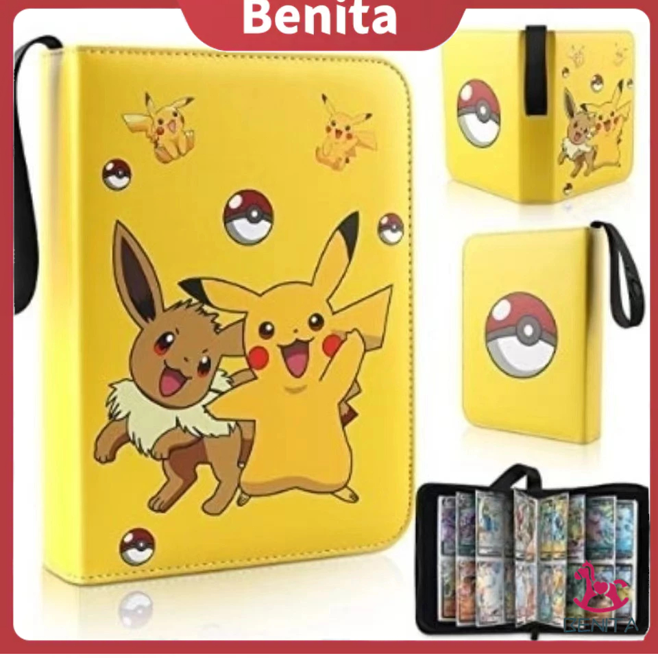 400PCS 50 pages Pokemon Card Album Book Game Cards Pokemon Cards Holder ...