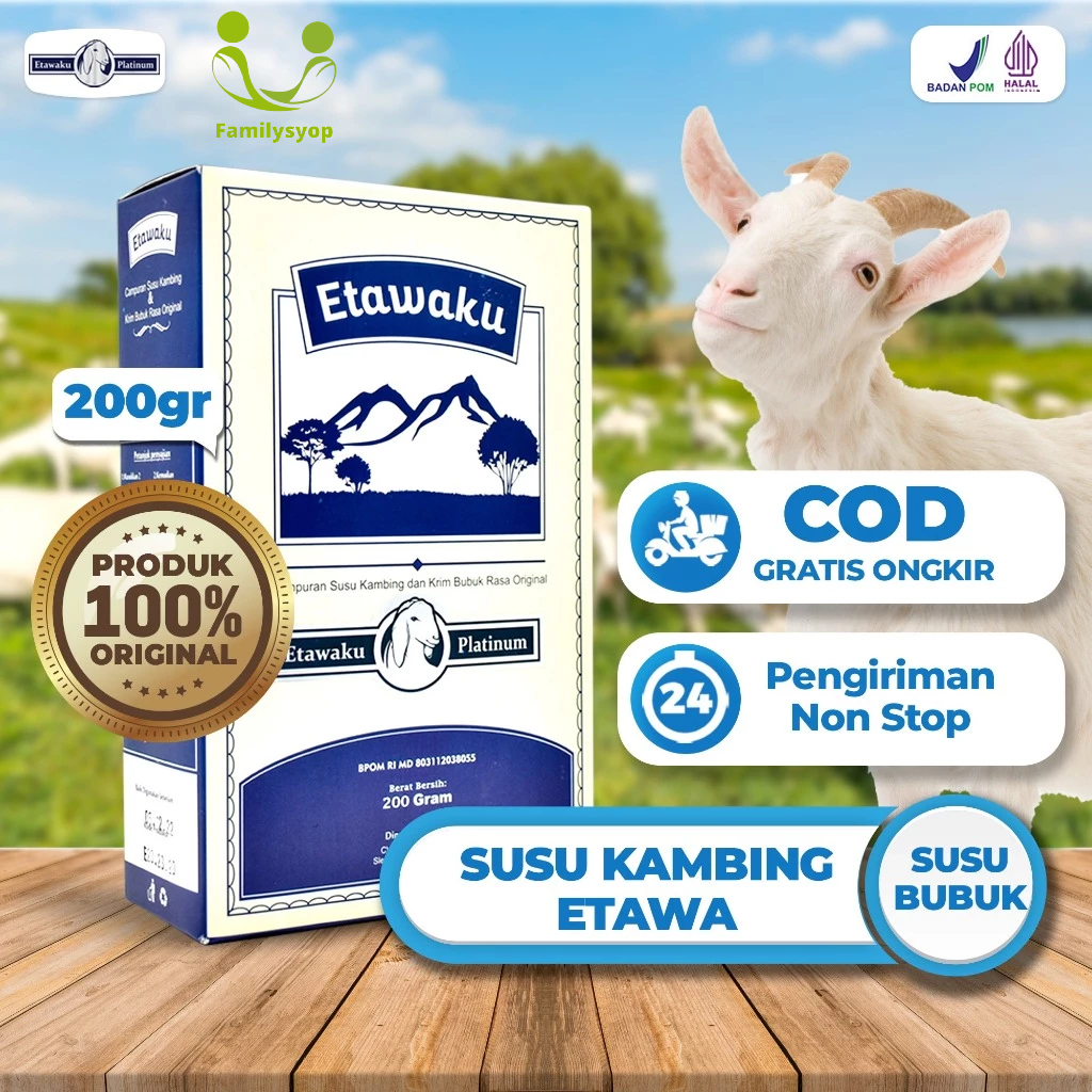 Etawaku Platinum || Fresh Goat Milk Etawa Provit Vegetable Creamer ...