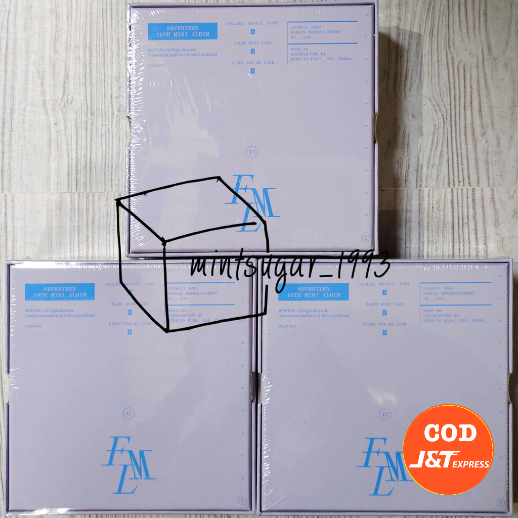 Seventeen - 10th Mini Album [FML] (Deluxe Ver.) svt albums | Shopee ...