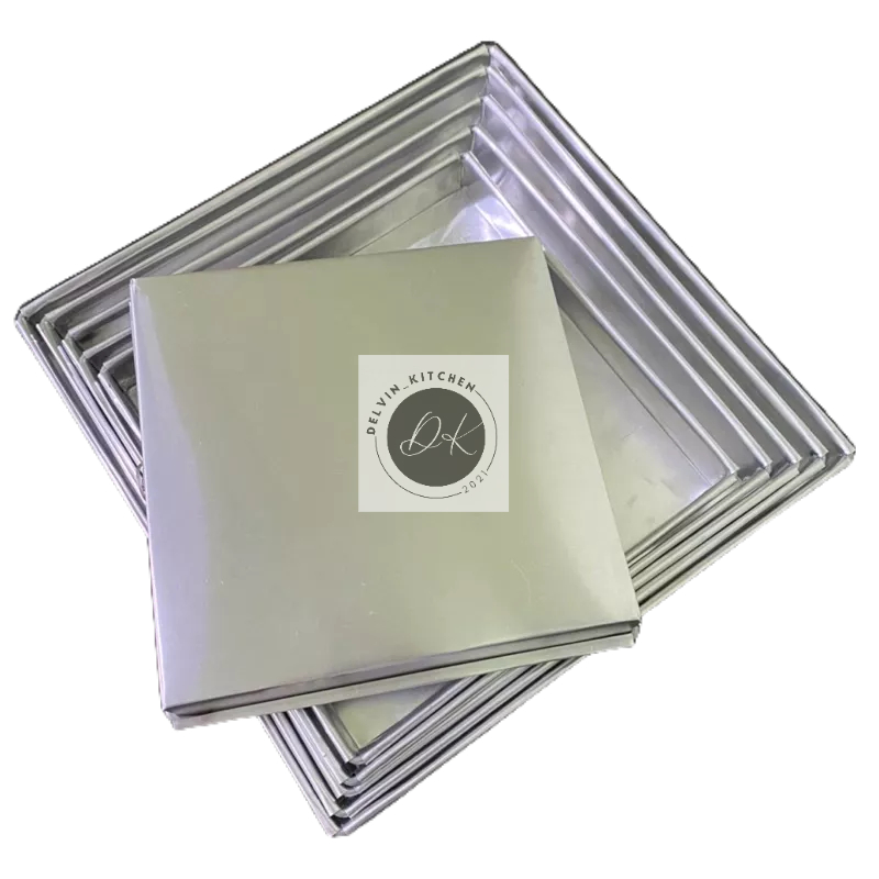 Nastar pan / Dry cake pan 2 and 3 cm high / oven base / roll cake pan ...