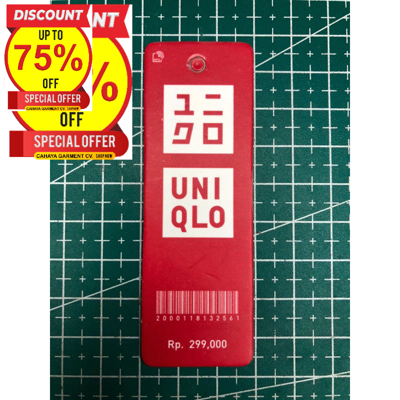 UNIQLO PRICE TAG HANGTAG PREMIUM CO 1X SENT 600PCS | Shopee Malaysia