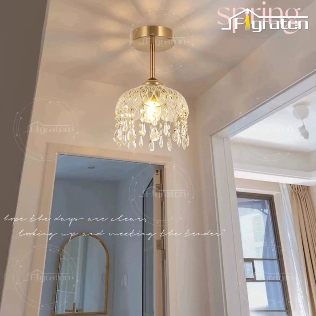 Modern ceiling Crystal Chandelier Crystal Chandelier round ceiling lamp ...