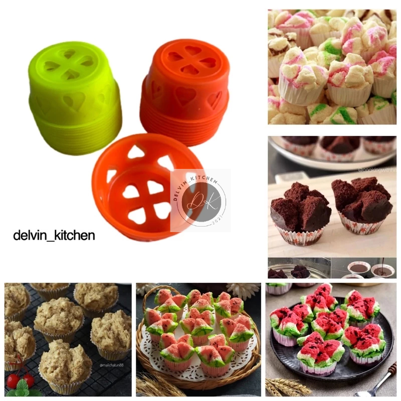3 Dozen Short Steamed Cake Molds/Steamed Sponge Cake Molds | Shopee ...