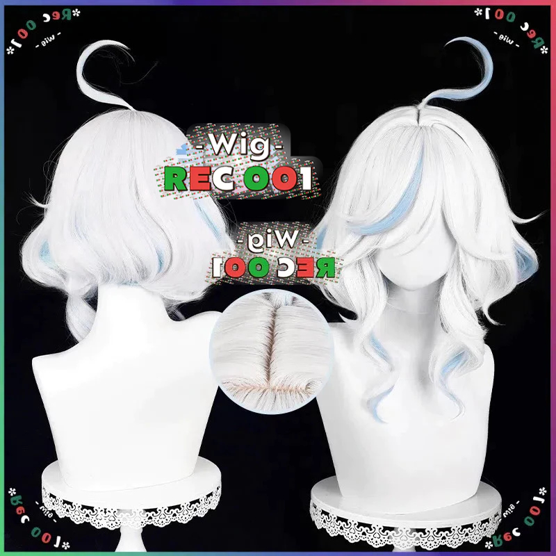 【M】Furina/Focalors Cosplay Genshin Impact Wig 30cm Hair Adults/Kids Can ...
